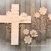 Cross With Flowers DIY Kit - Etsy