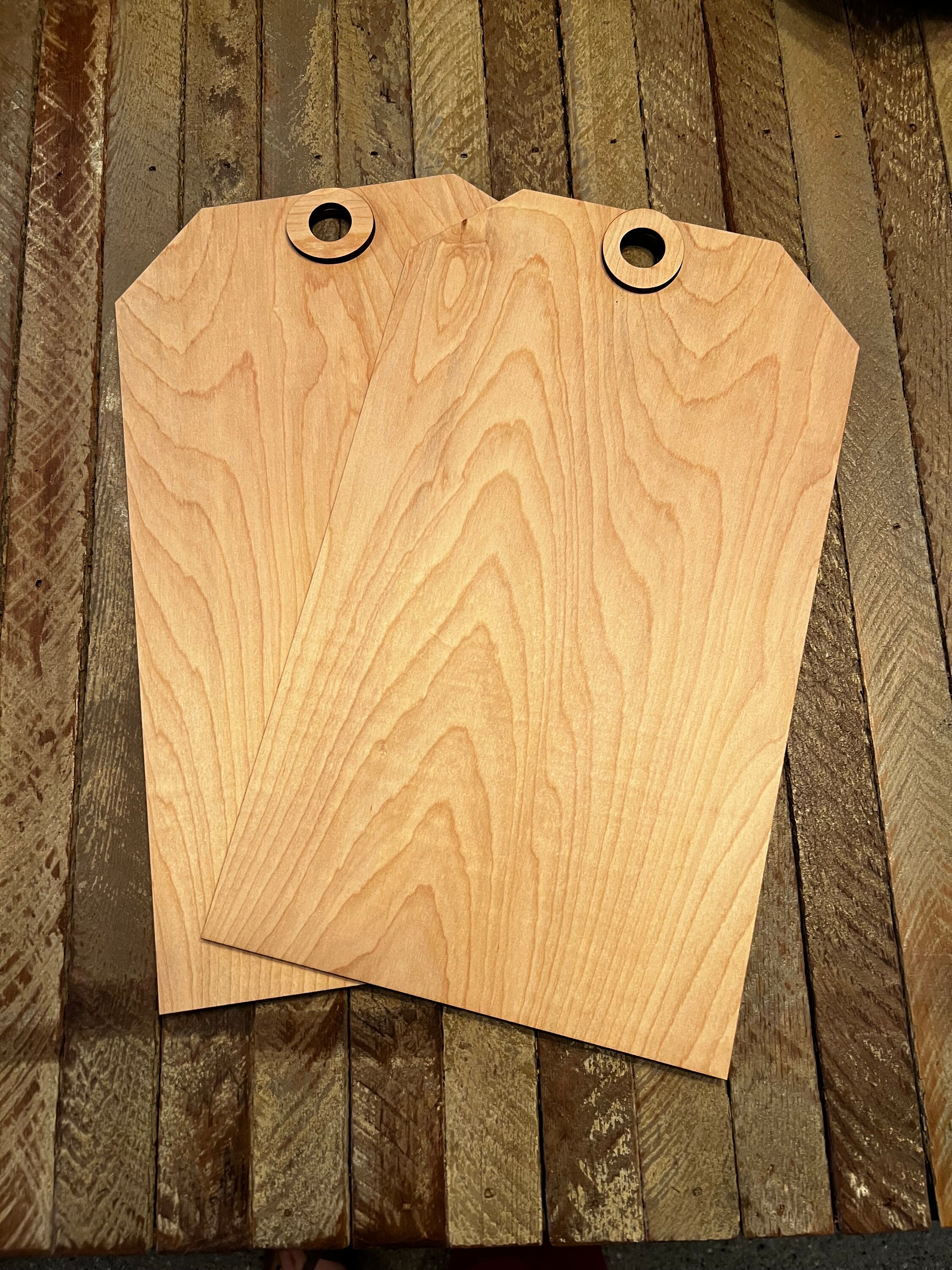 Wood Tags With Wood Washers - Etsy