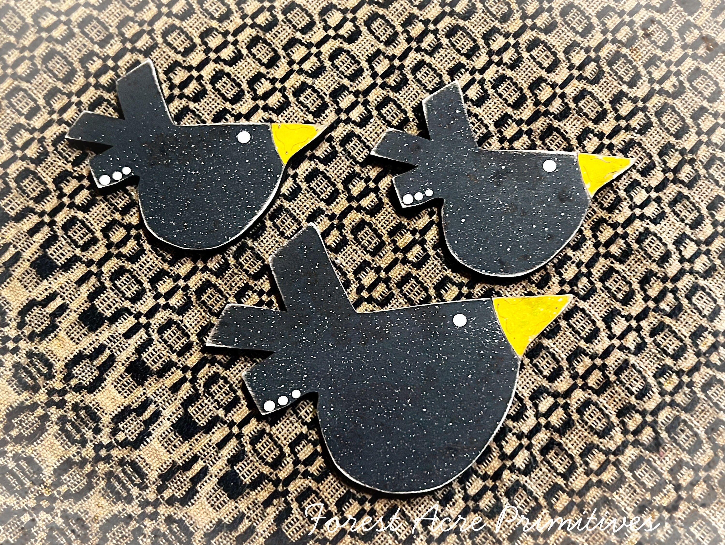 Whimsical Crow Wood Cut Outs #082 - Etsy