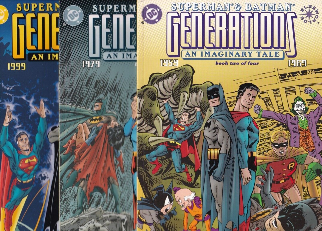 Superman & Batman Generations Issues 2-4 Lot of 3 DC Comics Elseworlds ...
