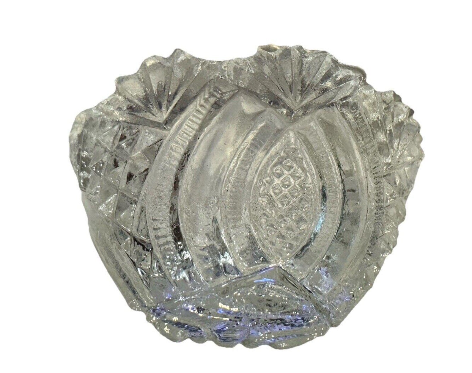 Eapg American Jubilee Pattern Clear Glass Salt Cellar / Salt Dip C ...