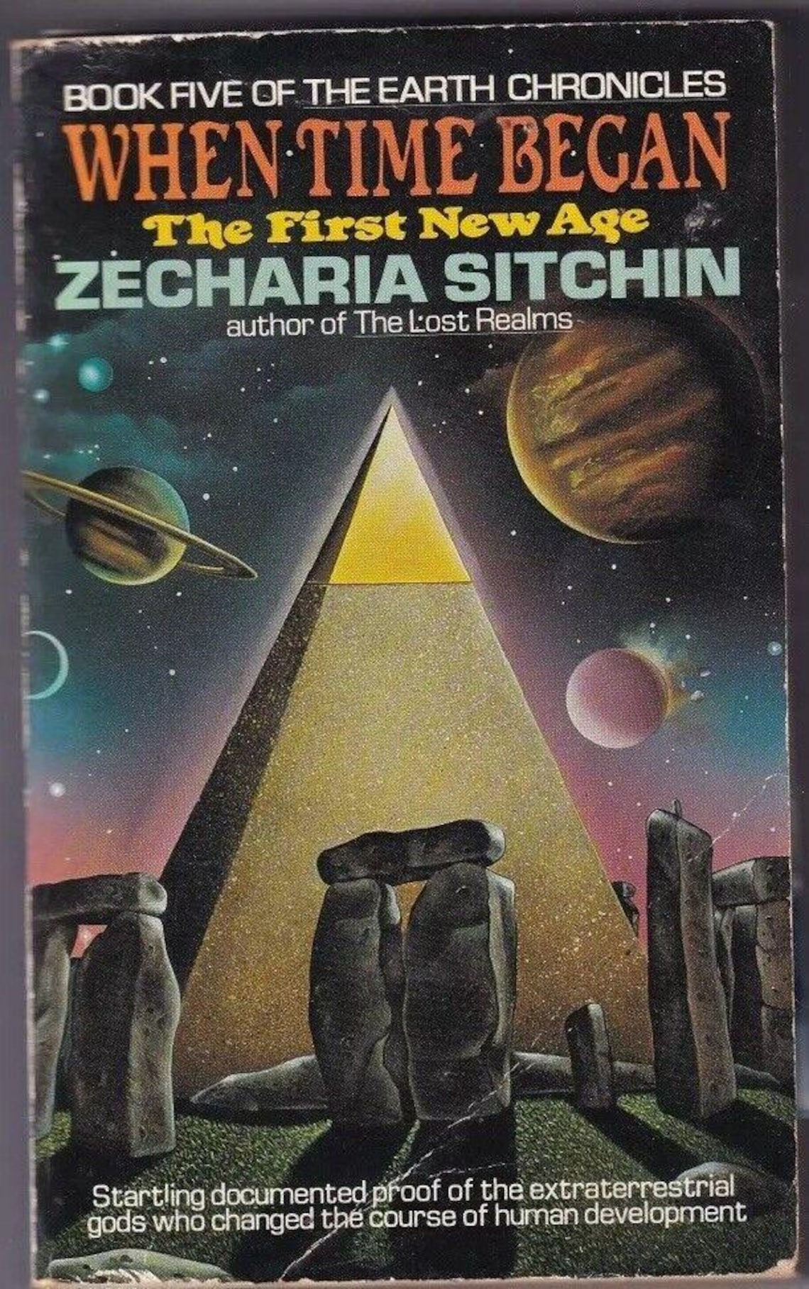 Earth Chronicles 5 When Time Began Zecharia Sitchin 1st Avon 1993 Vtg ...