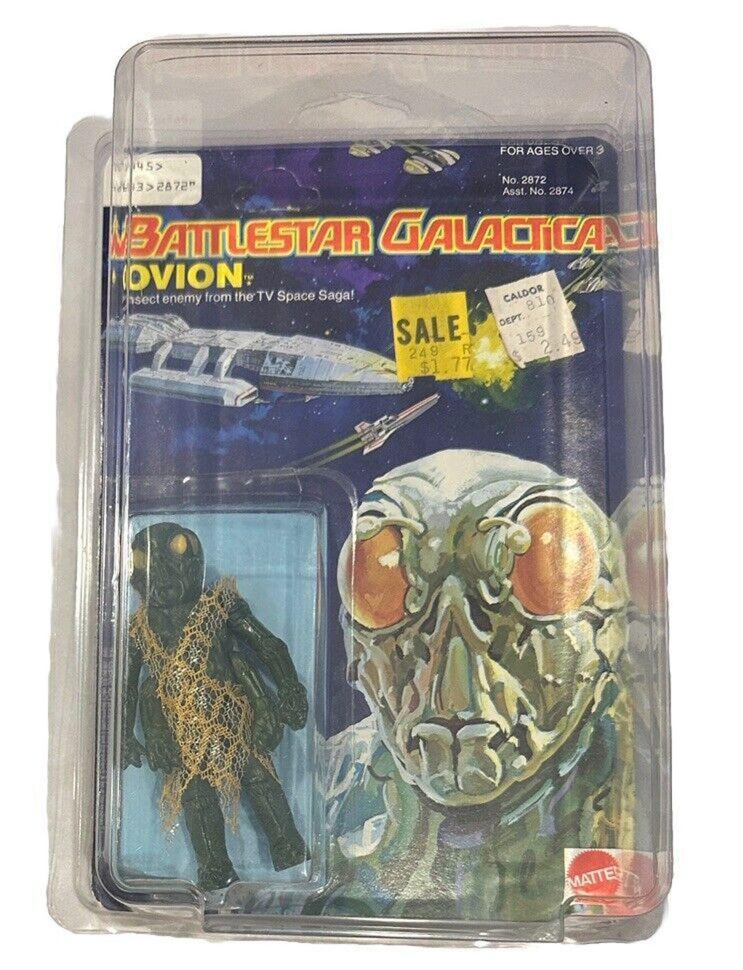 Mattel Battlestar Galactica Ovion Figure Unpunched New MOC W/ Protector ...