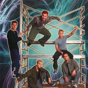 NSYNC Poster 1998 Original Scaffold 34x22 Winterland Funky New VTG ...
