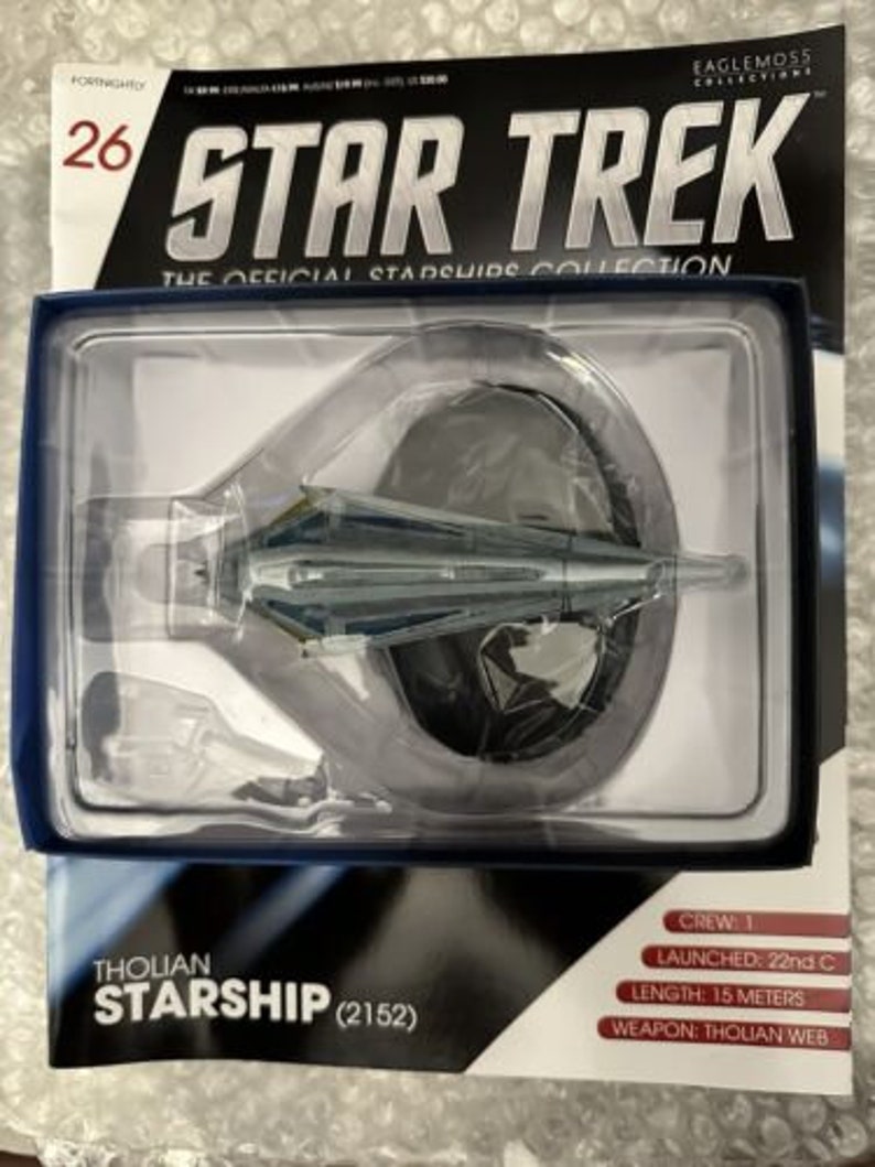 Eaglemoss Diecast Star Trek Tholian Starship Webspinner 26 With ...