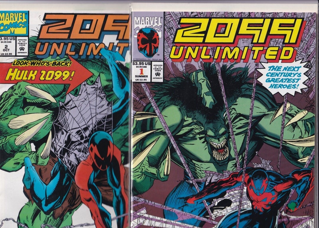Marvel Comics 2099 Unlimited Issues 1 and 2 marvel Comics, 1993 Hulk ...