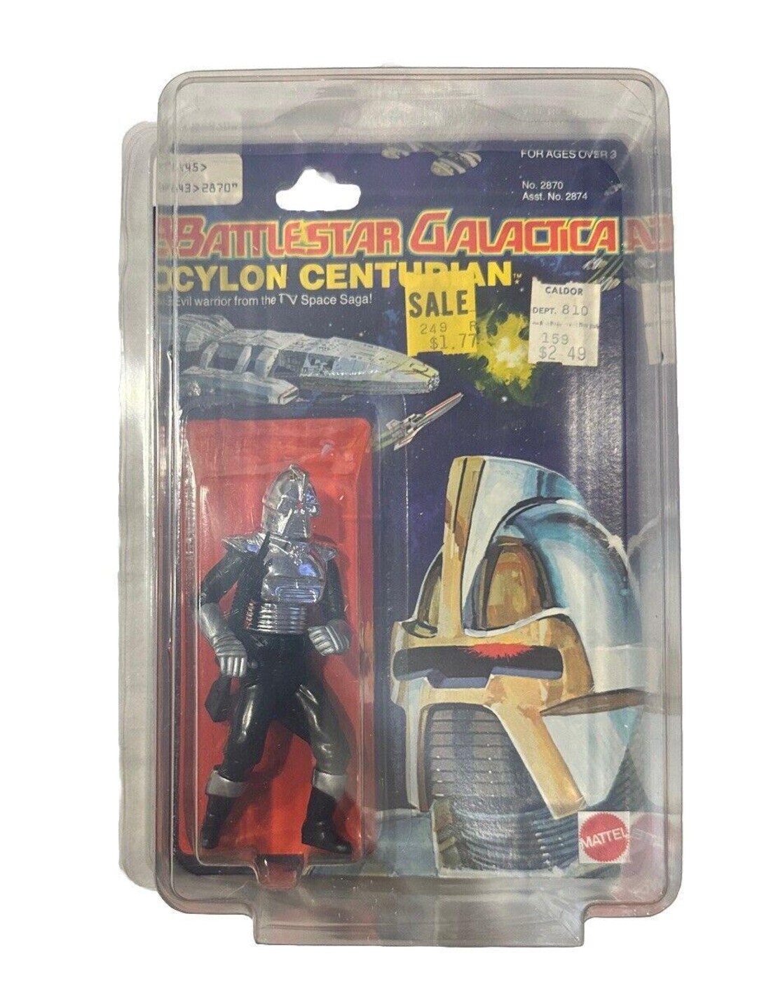 Mattel Battlestar Galactica Cylon Centurion Action Figure New VTG 1978 ...