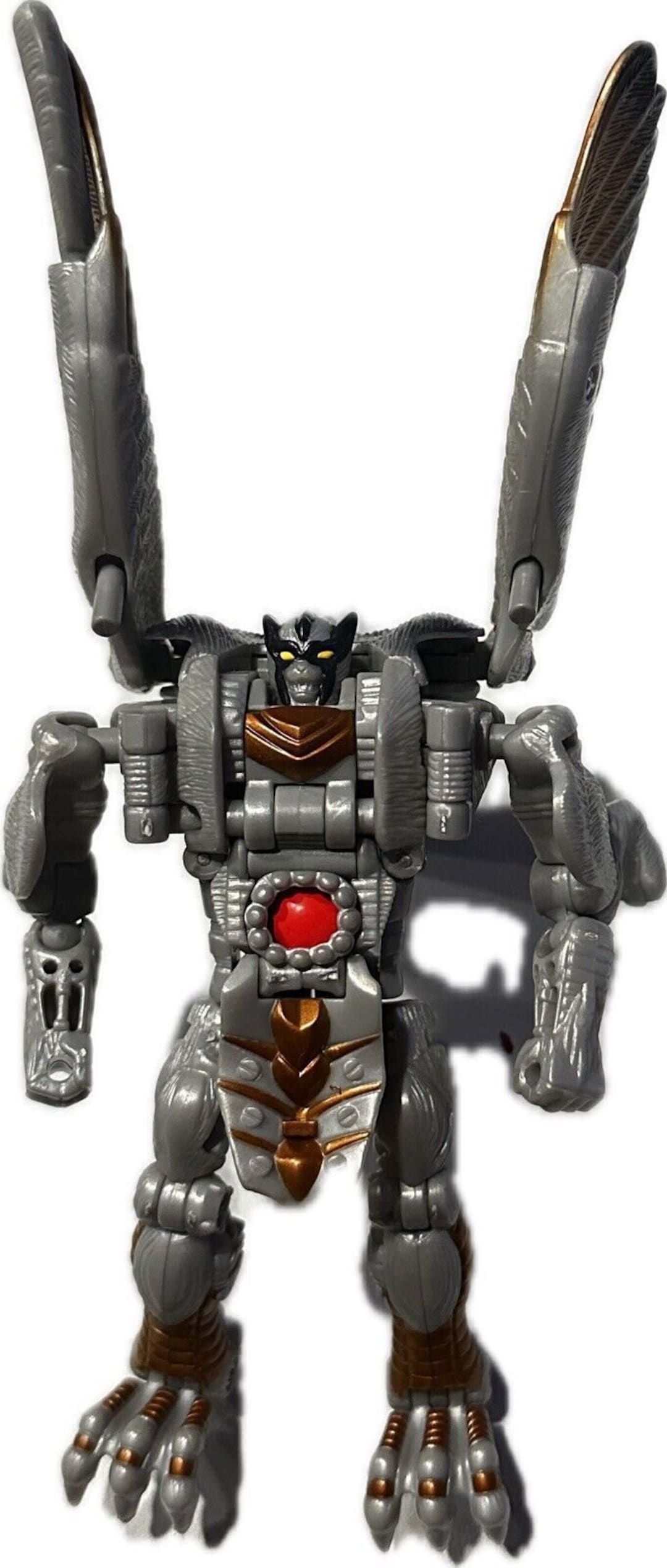 Transformers Beast Wars Fuzors Silverbolt Kenner 1998 Mostly Complete M ...