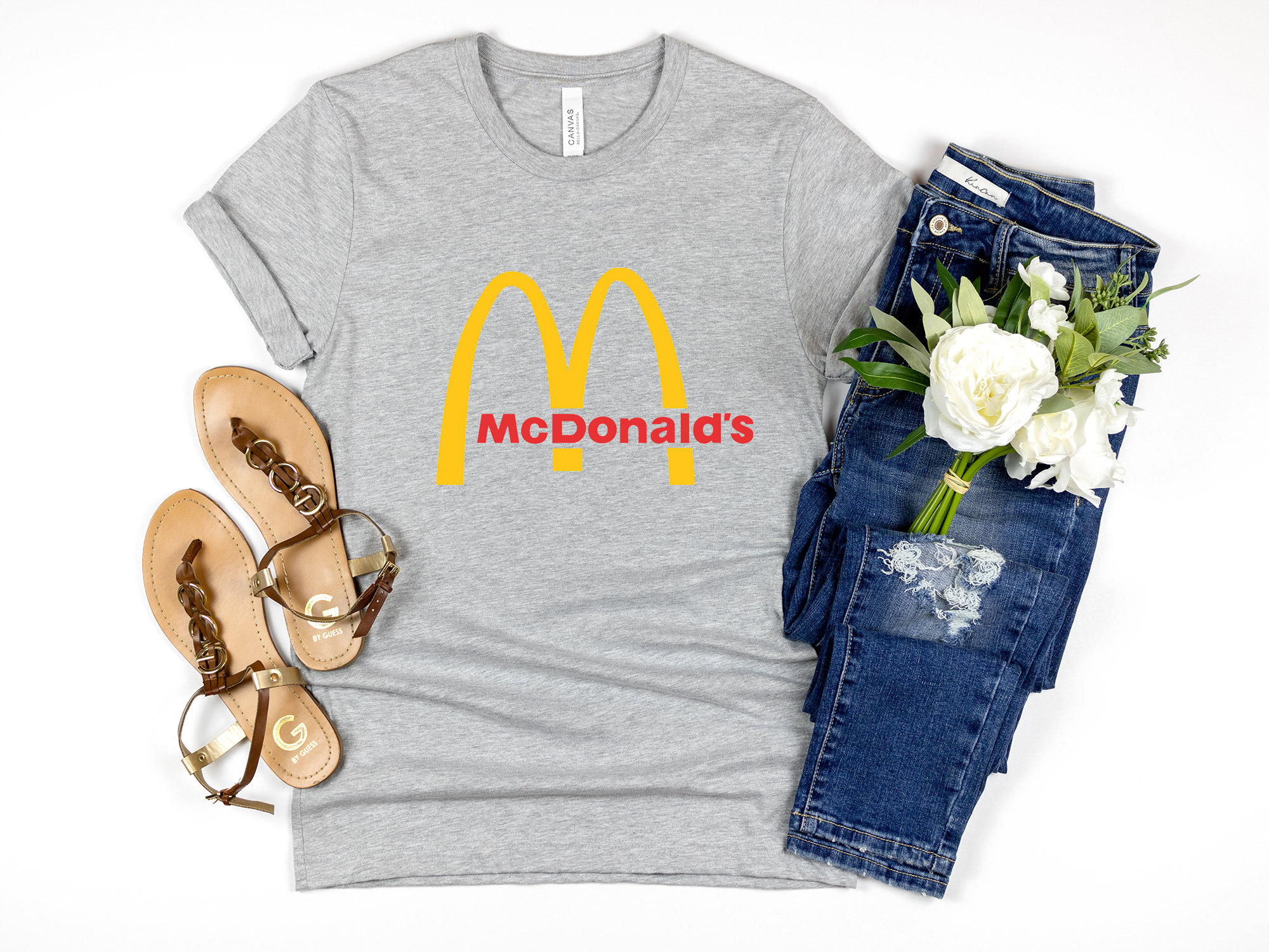 Mcdonald's Shirt Fast Food Shirt Worker Shirt Mc Shirt - Etsy
