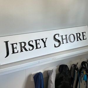 Jersey Shore Wood and Epoxy Sign - Etsy