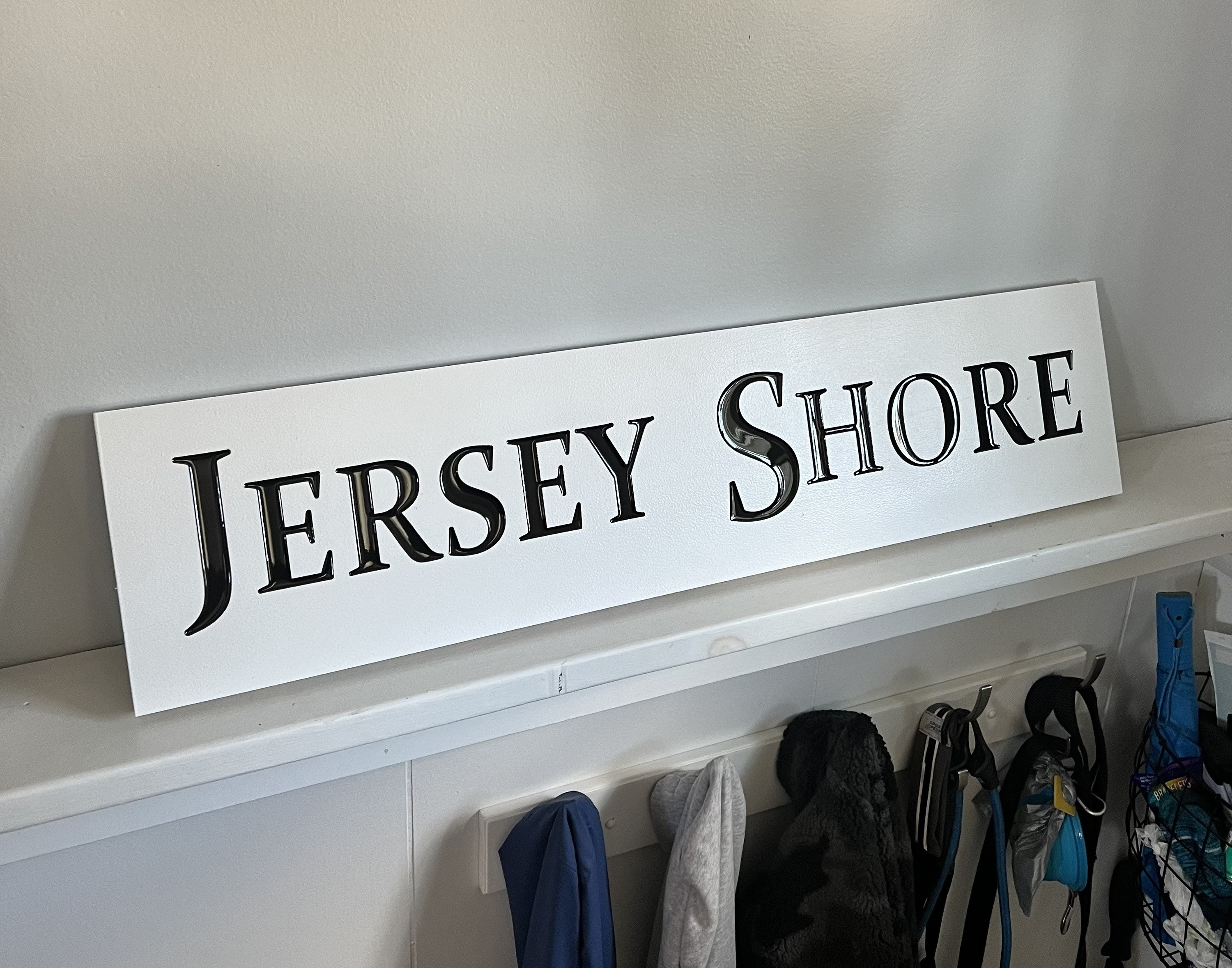 Jersey Shore Wood and Epoxy Sign - Etsy