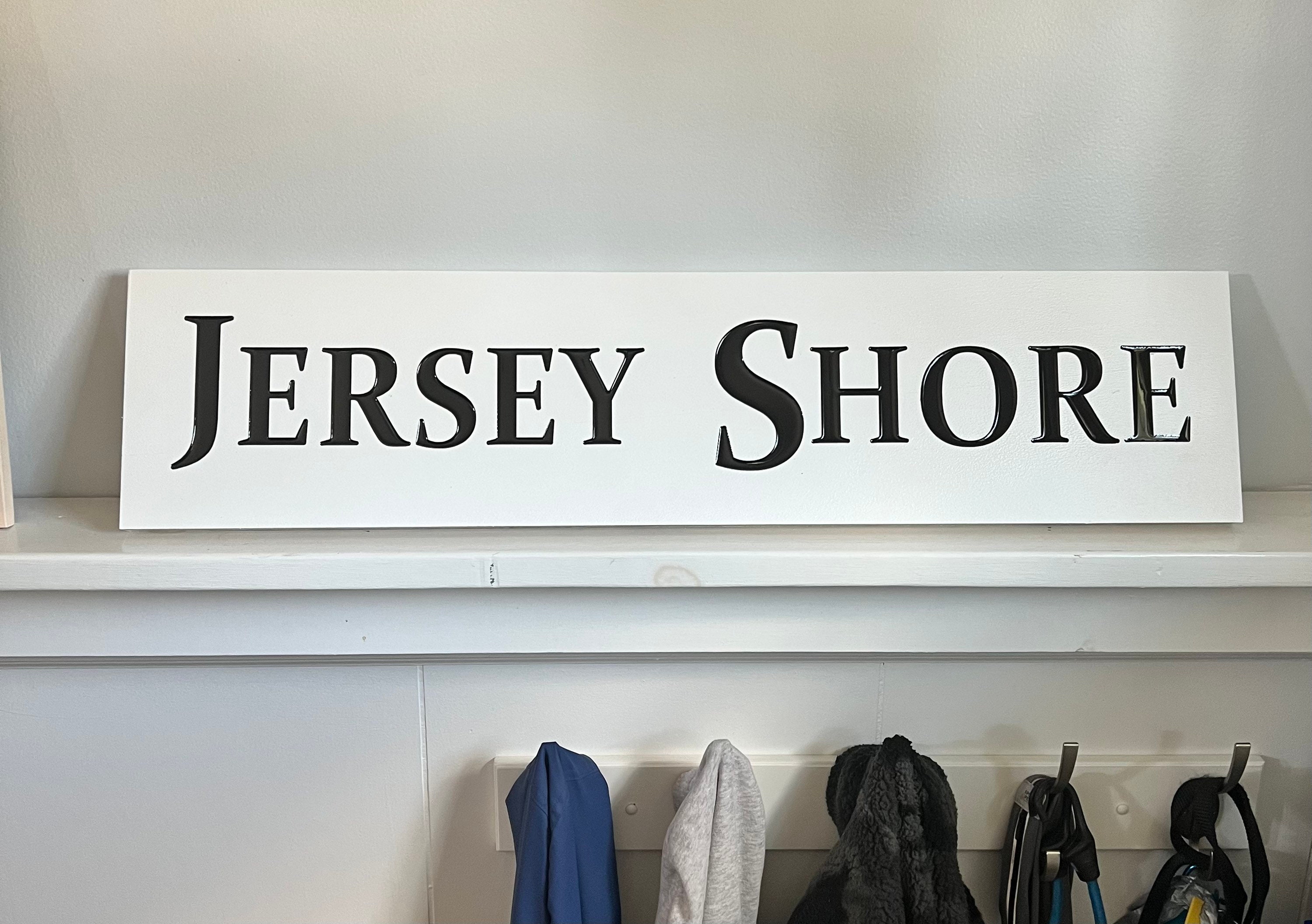 Jersey Shore Wood and Epoxy Sign - Etsy