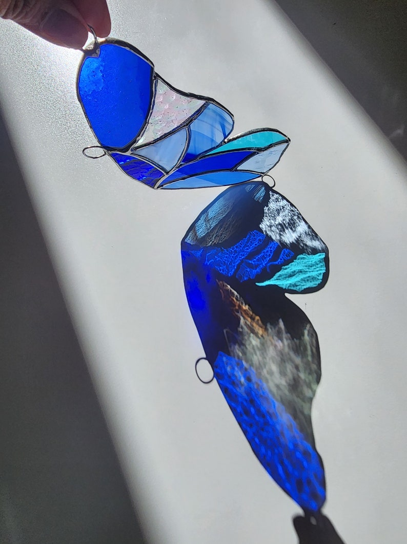 Butterfly Wing Stained Glass Pattern, Simple Butterfly Design ...