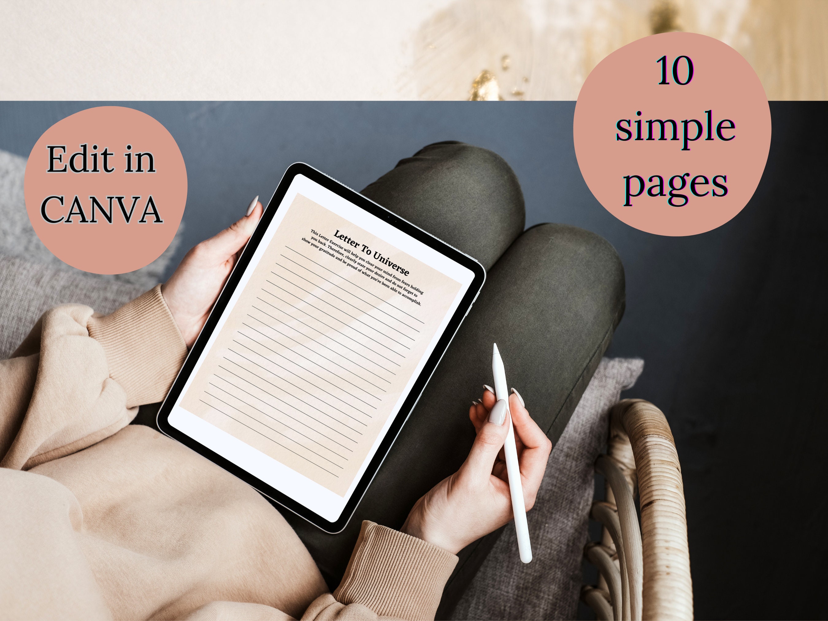 Vision Board Planner, Printable Vision Workbook, Organizer, Daily ...