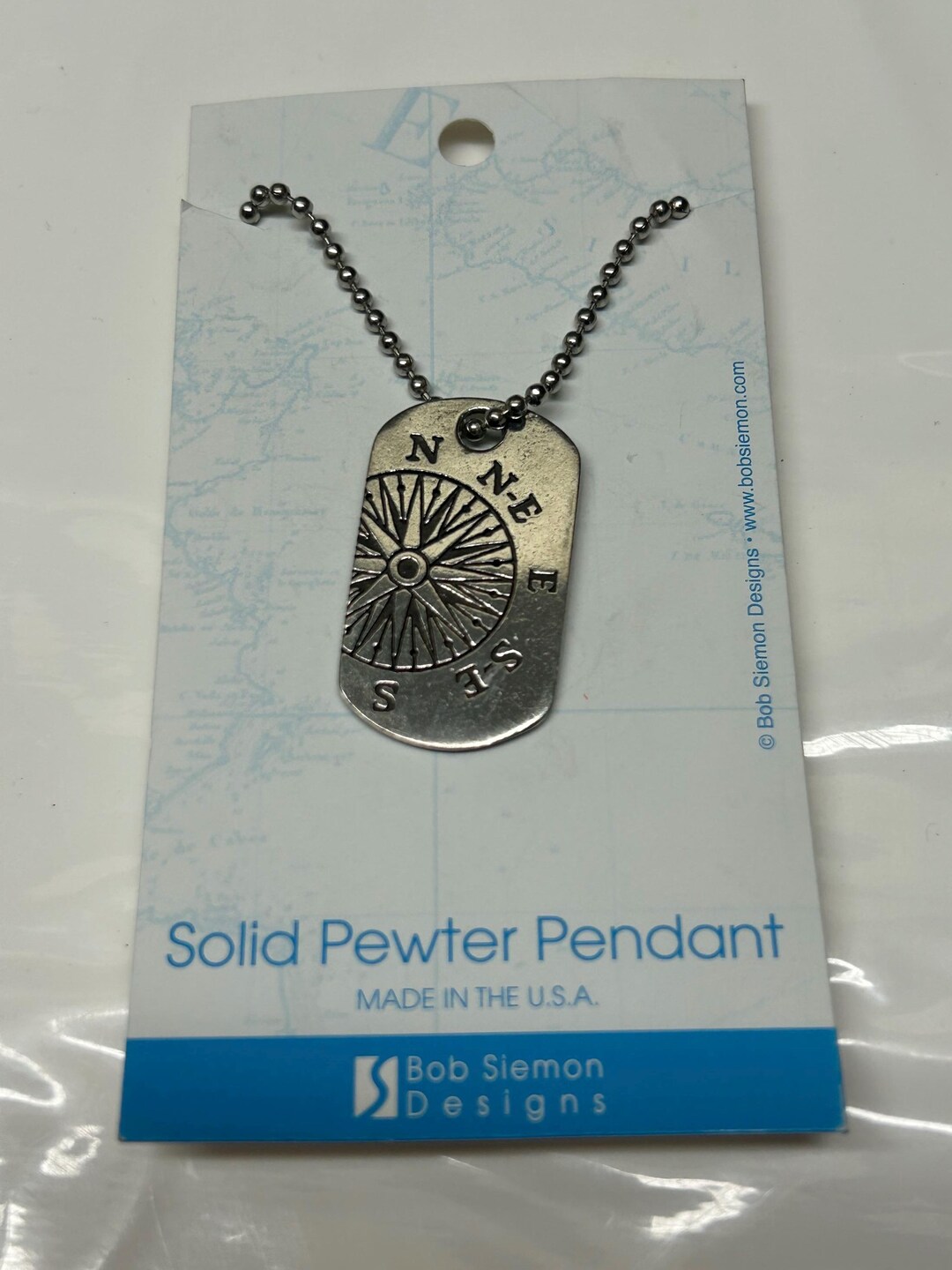 Solid Pewter Pendant by Bob Siemon - Etsy