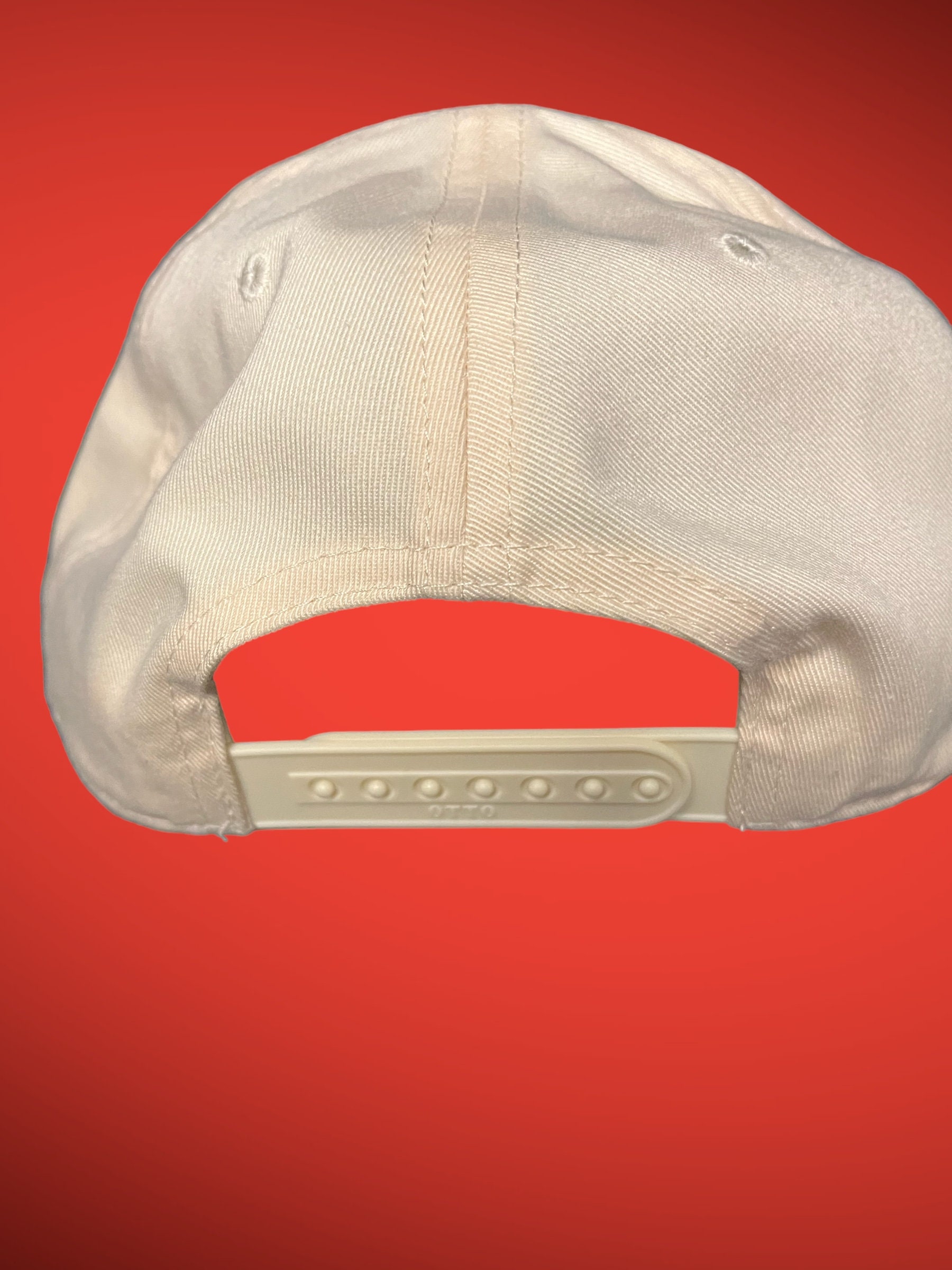 LA Los Angeles off White and Black Premium Otto Hat, 5 Panel With Red ...