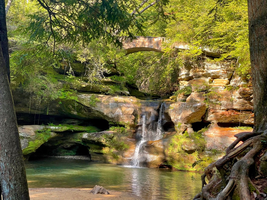 Canvas Art Waterfall Arch - Etsy