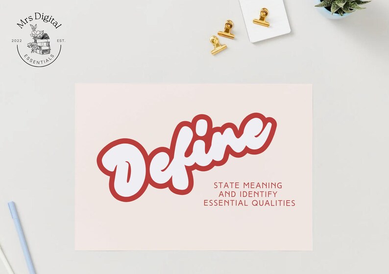 HSC High School Poster Pack - Glossary of NESA Key Terms / Verbs ...