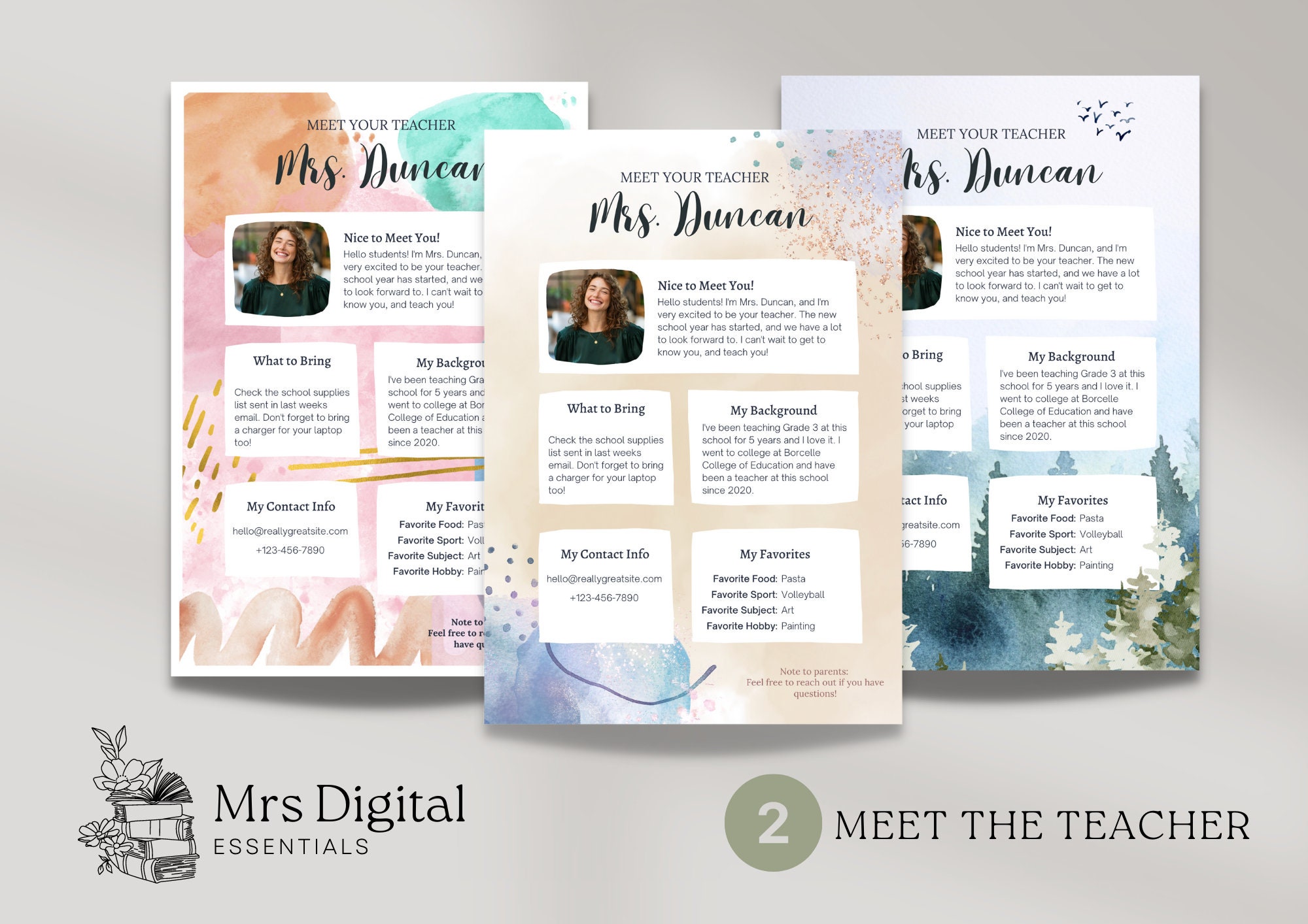 High School Teacher Classroom Bundle Digital Editable Meet - Etsy Australia