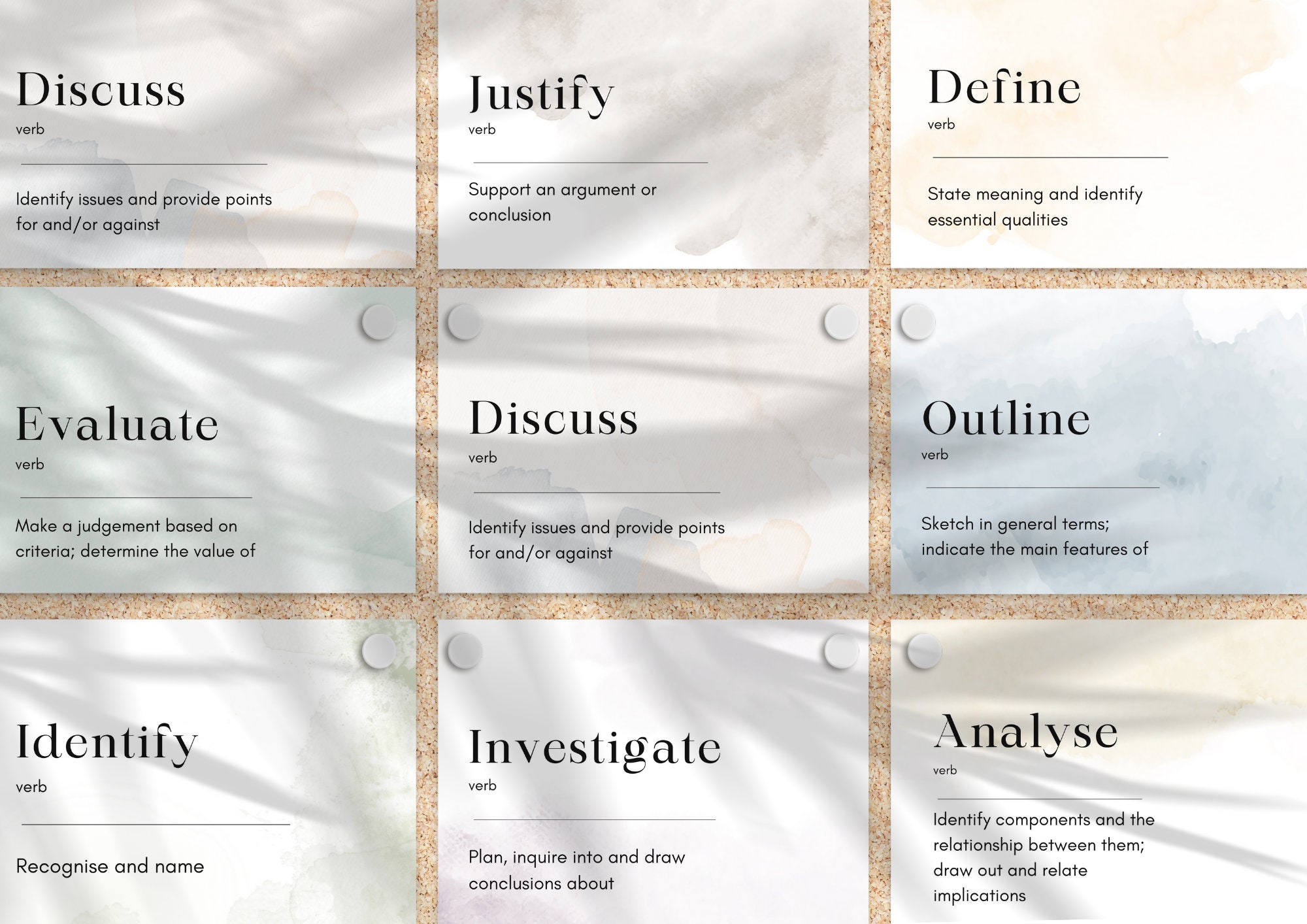 Get Top Marks! HSC High School Poster Pack: NESA Key Terms, Verbs ...