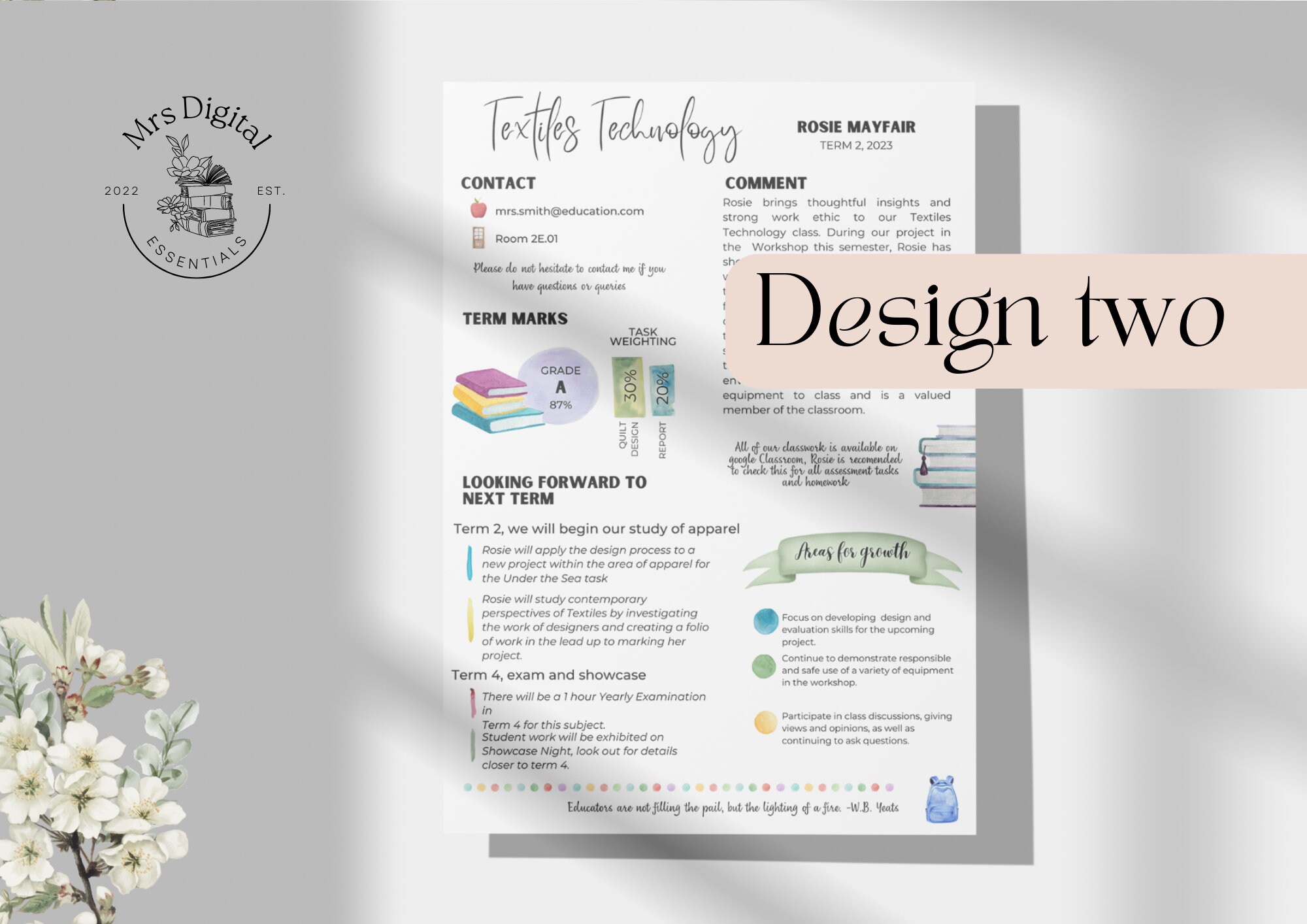 Digital, Editable High School Teacher, Parent Interviews Template ...