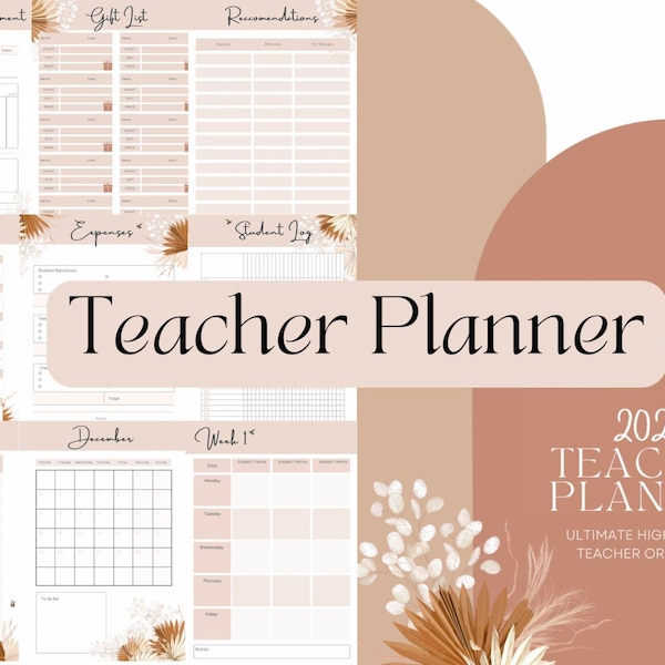 Teacher Diary - Etsy