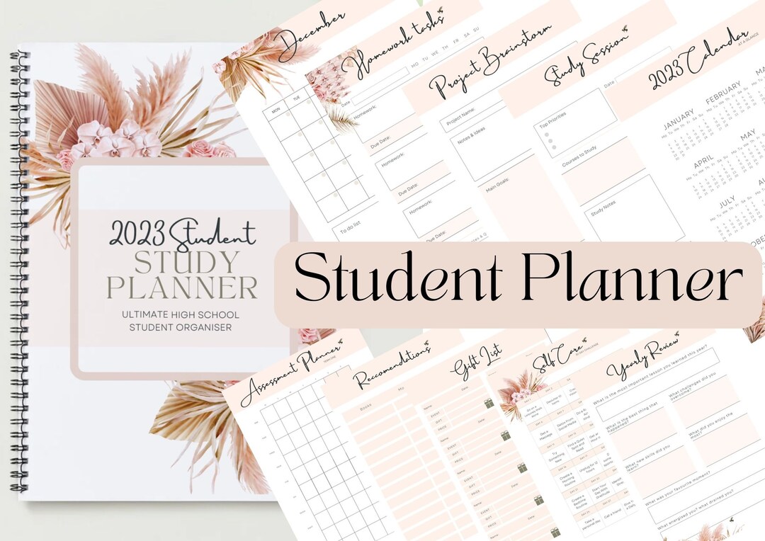 2023 Australian High School Student Printable Study, Life, Goal and ...