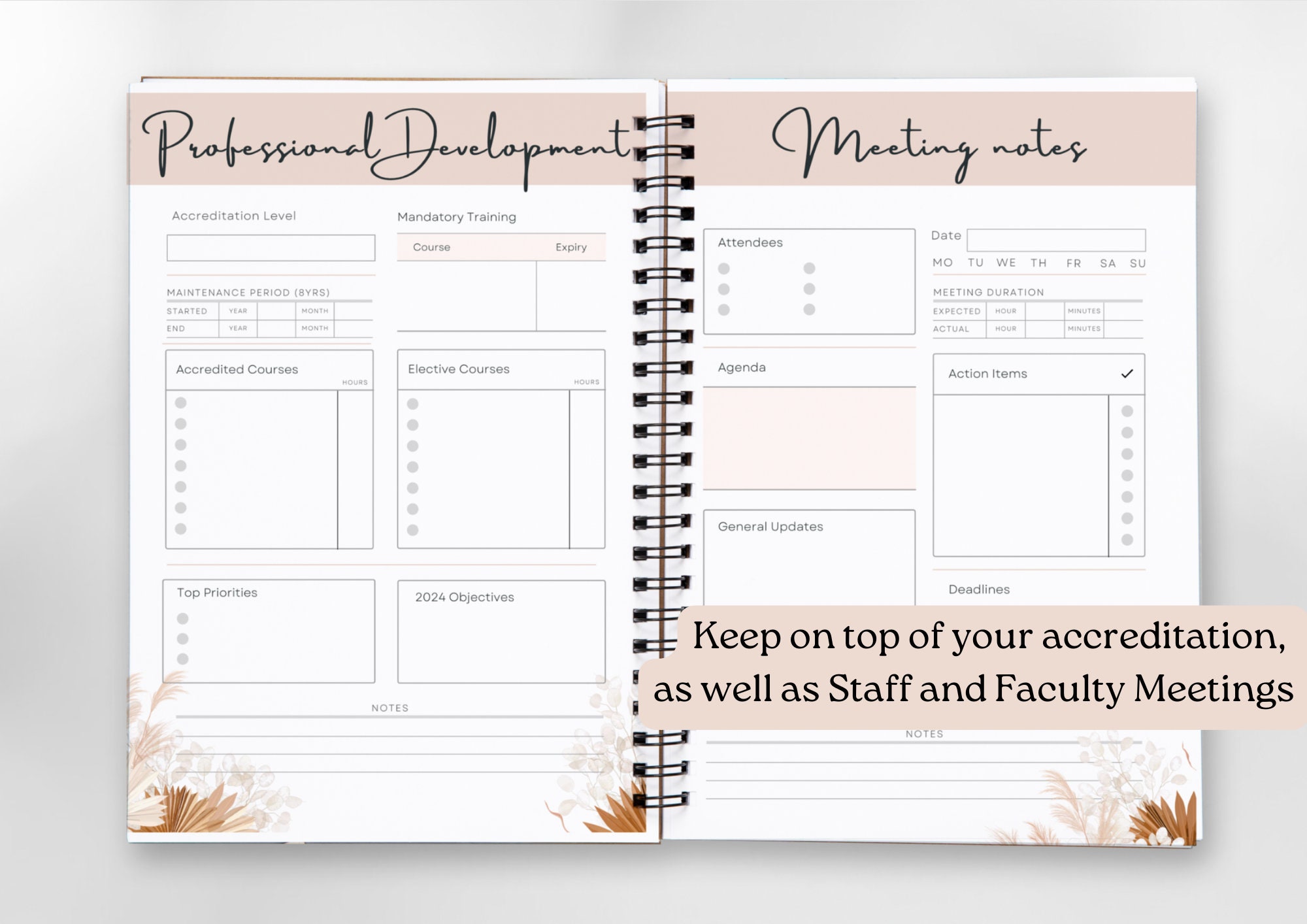 2026 Printable Teacher Planner - Lesson Planning PDF - Etsy