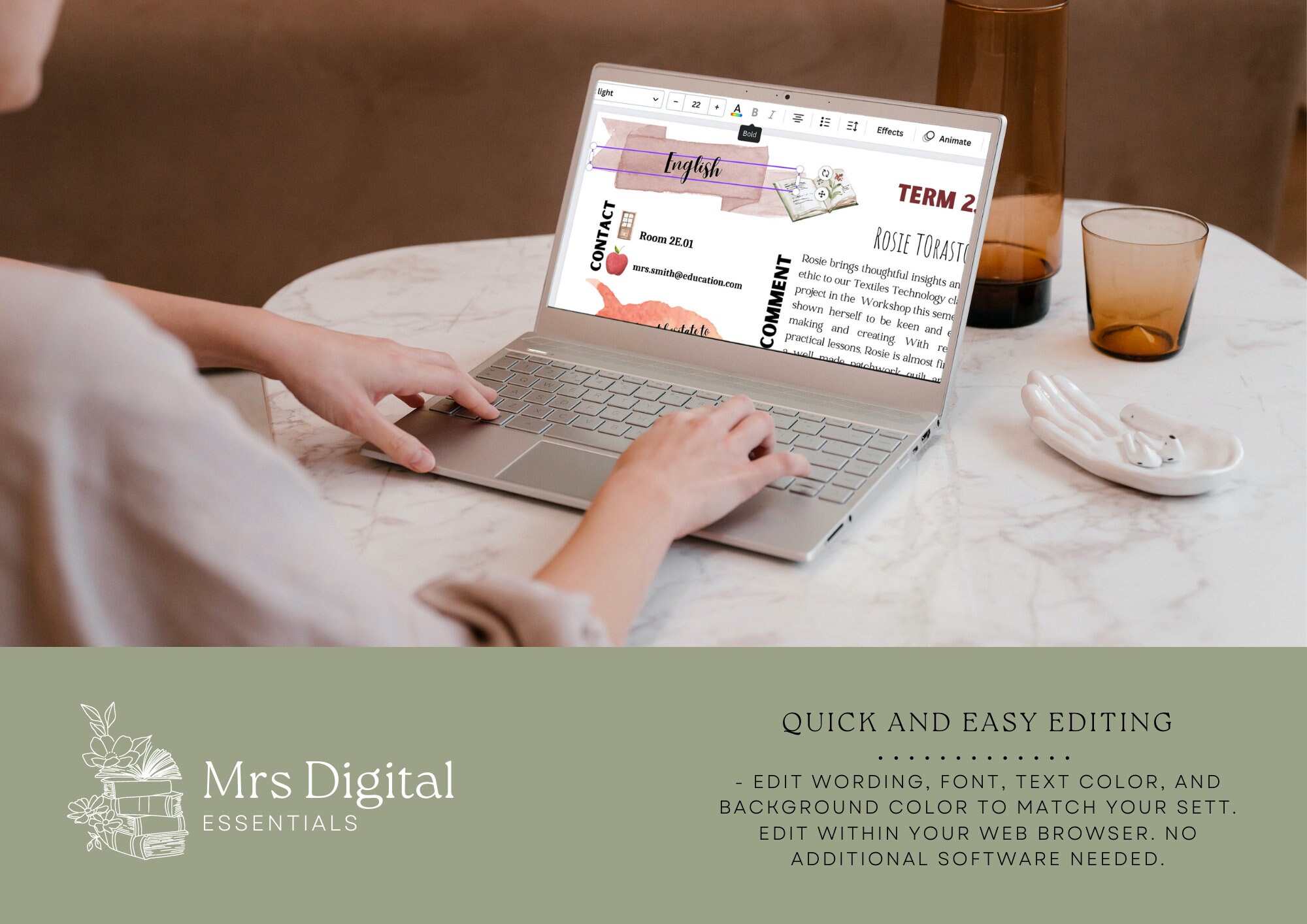 Digital, Editable High School Teacher, Parent Interviews Template ...