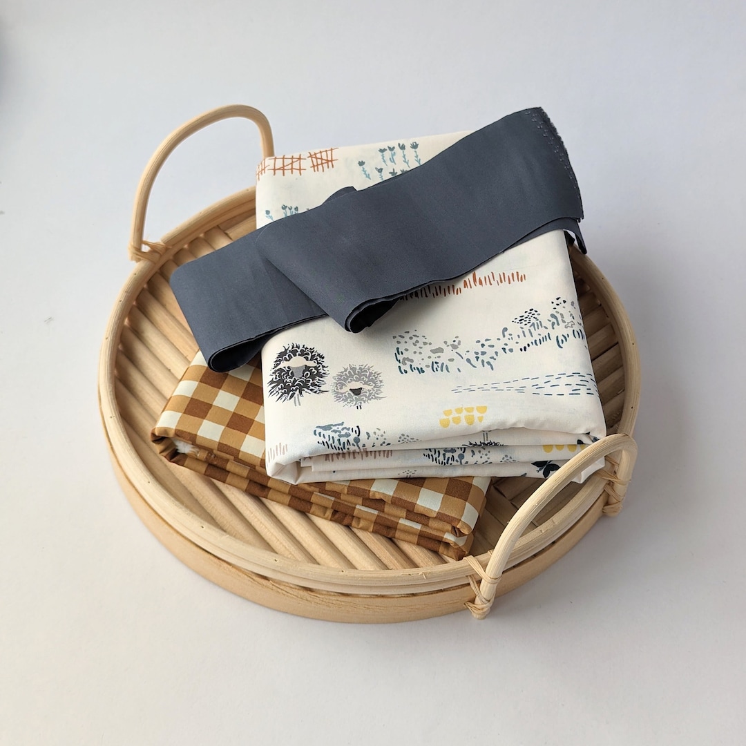 Whole Cloth Quilt Kit | Little Lamby Plaid | DIY Heirloom Baby Blanket ...