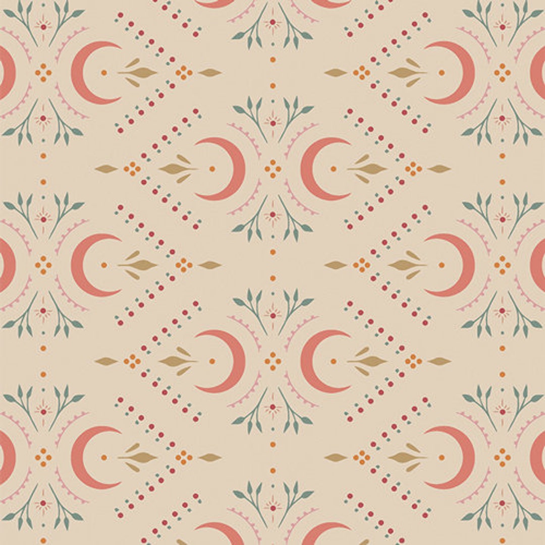 CRESCENT CHARM Fabric by the Half Yard, Woodland Keeper Collection by ...