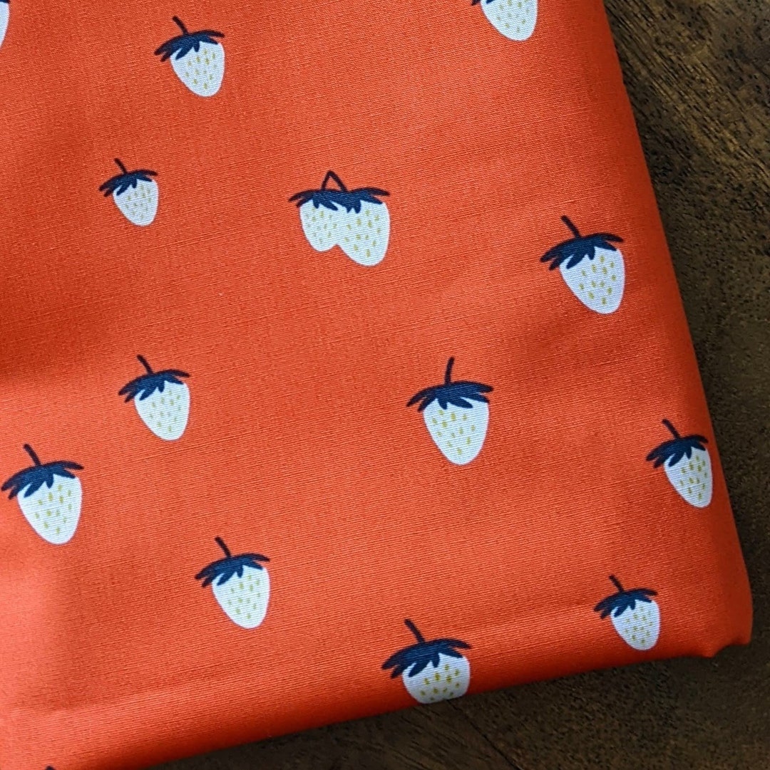 BACKYARD BERRIES CHERRY | Fabric by the Half Yard, Summerside ...
