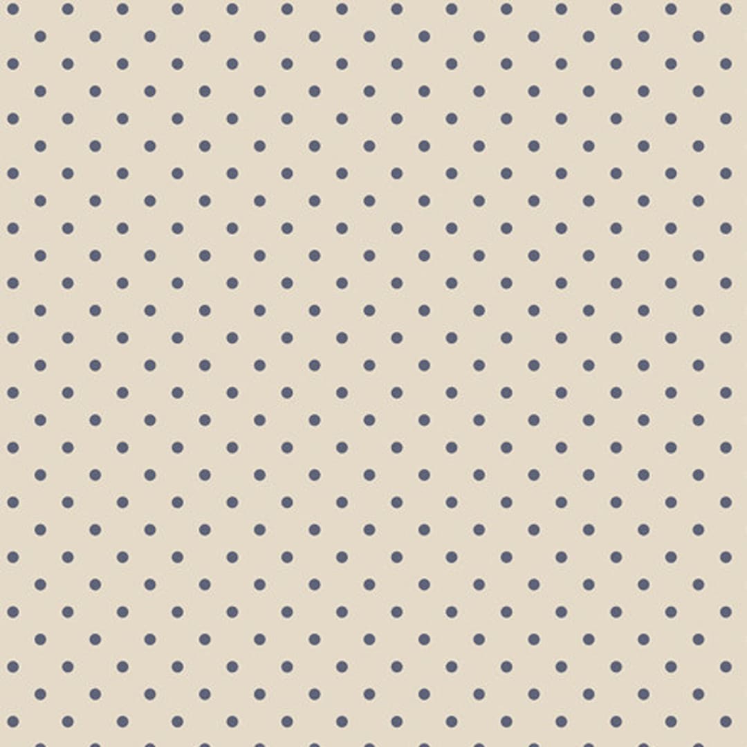 PETITS DOTS CREME | Fabric by the Yard | Designed by Amy Sinibaldi for ...