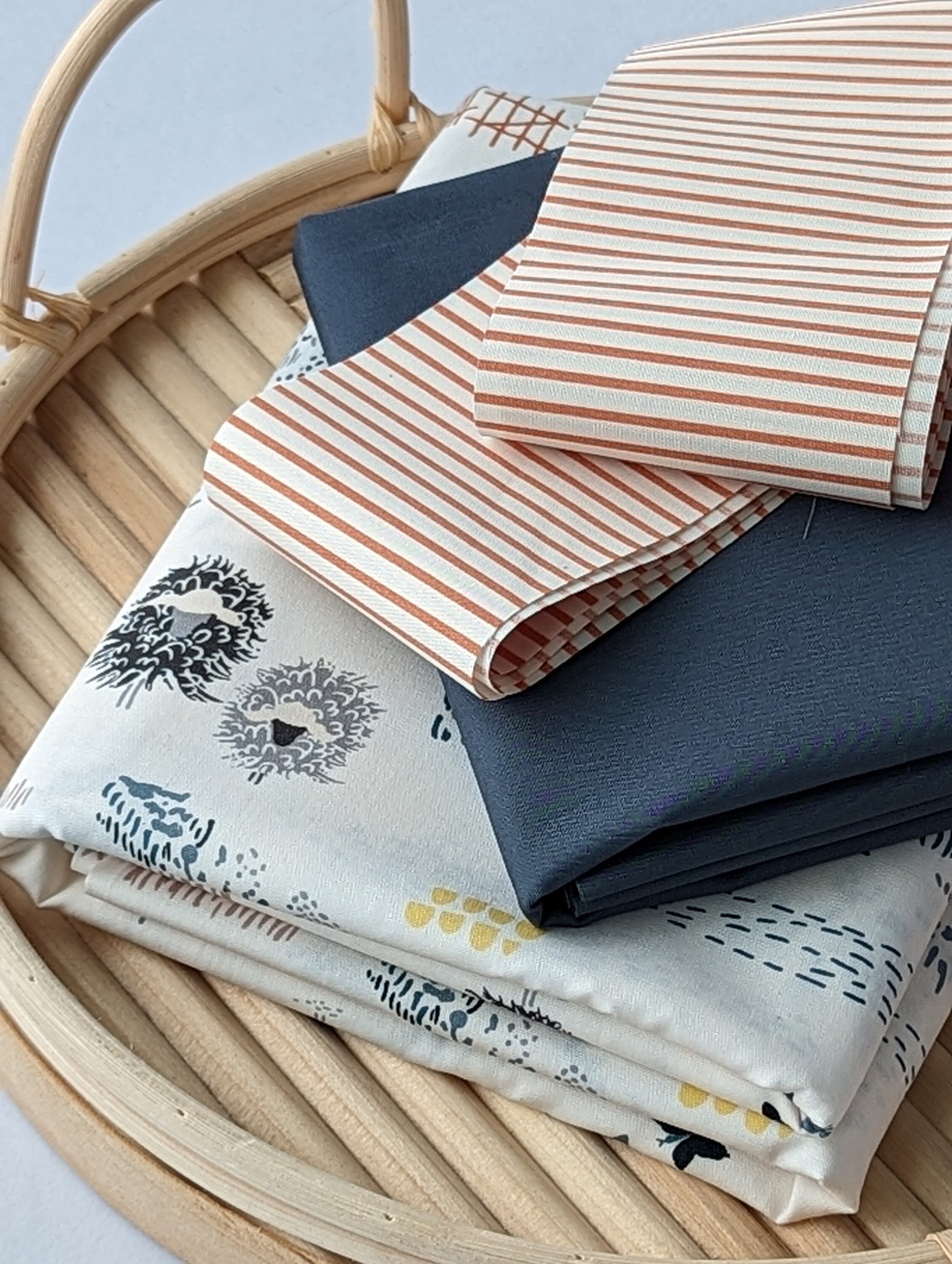 Whole Cloth Quilt Kit | Little Lamby Slate | DIY Heirloom Baby Blanket ...