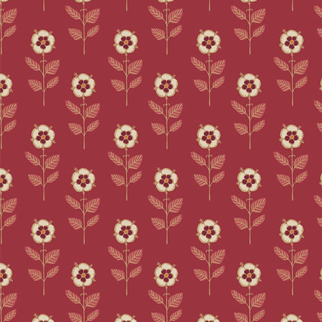 BLOOMING RITUAL Fabric by the Half Yard, Woodland Keeper Collection by ...