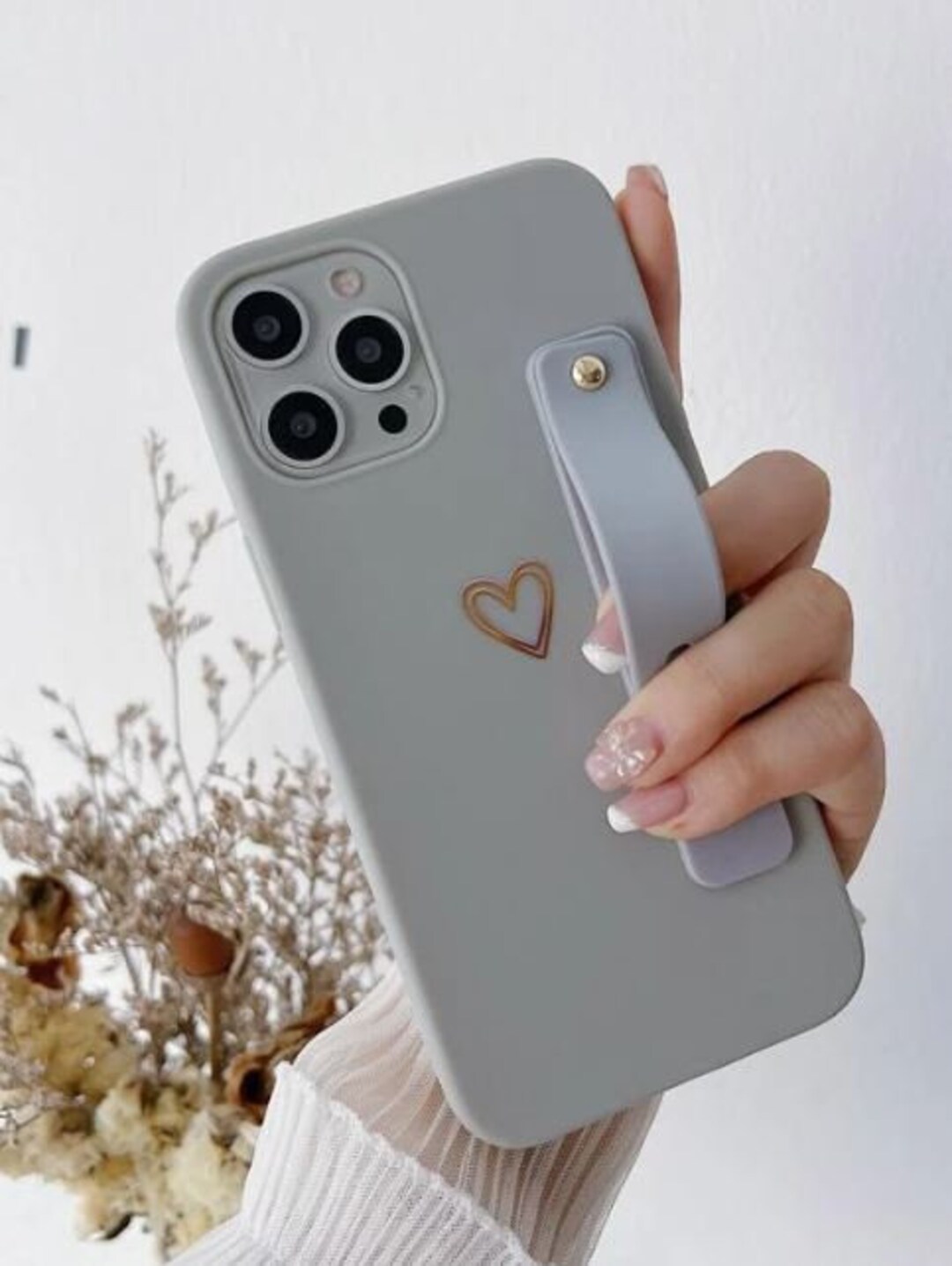 Luxury Wrist Strap Heart iPhone Case iPhone 11 12 13 Pro Max - Etsy