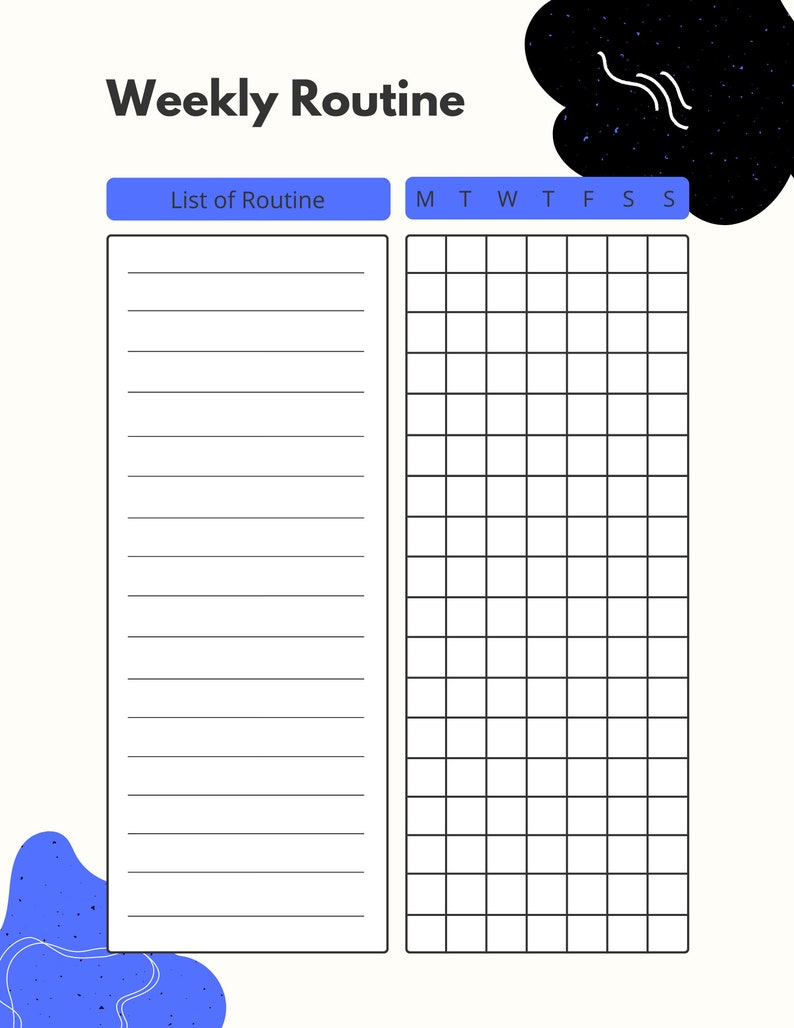 Productivity Planner MENS Color Scheme - Etsy