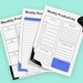 Productivity Planner MENS Color Scheme - Etsy