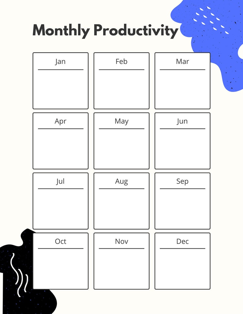 Productivity Planner MENS Color Scheme - Etsy