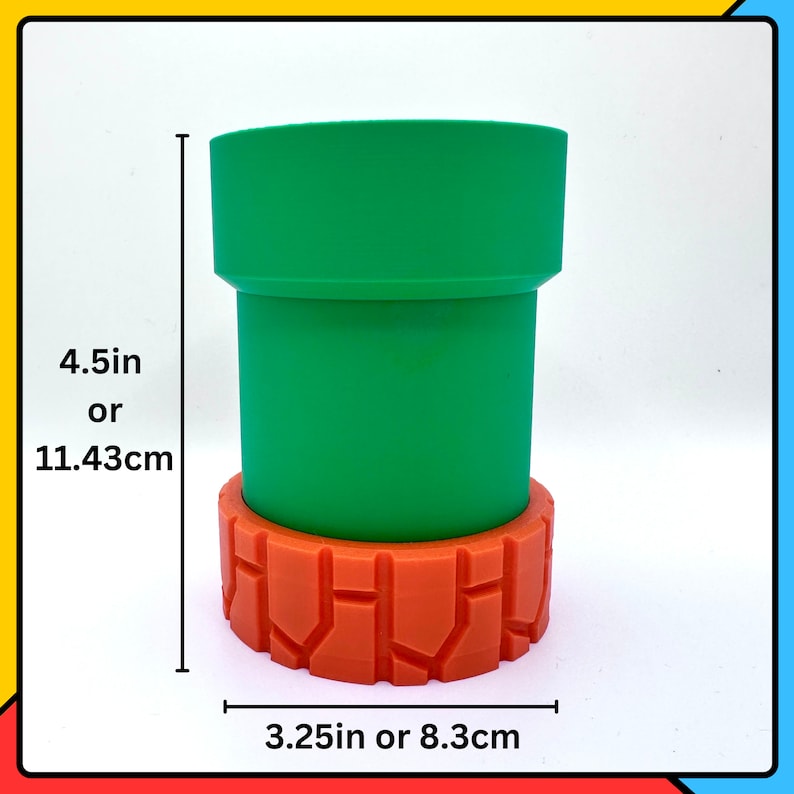 Cute Pencil Holder, 3D Printed Pipe Pen and Pencil Holder, High Quality ...