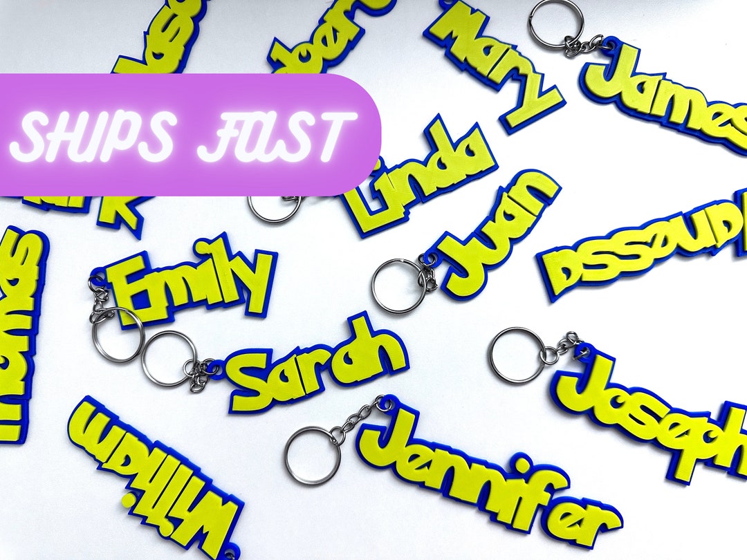 Palworld Inspired Custom Keychain, High Quality 3d Printed Name Tag ...