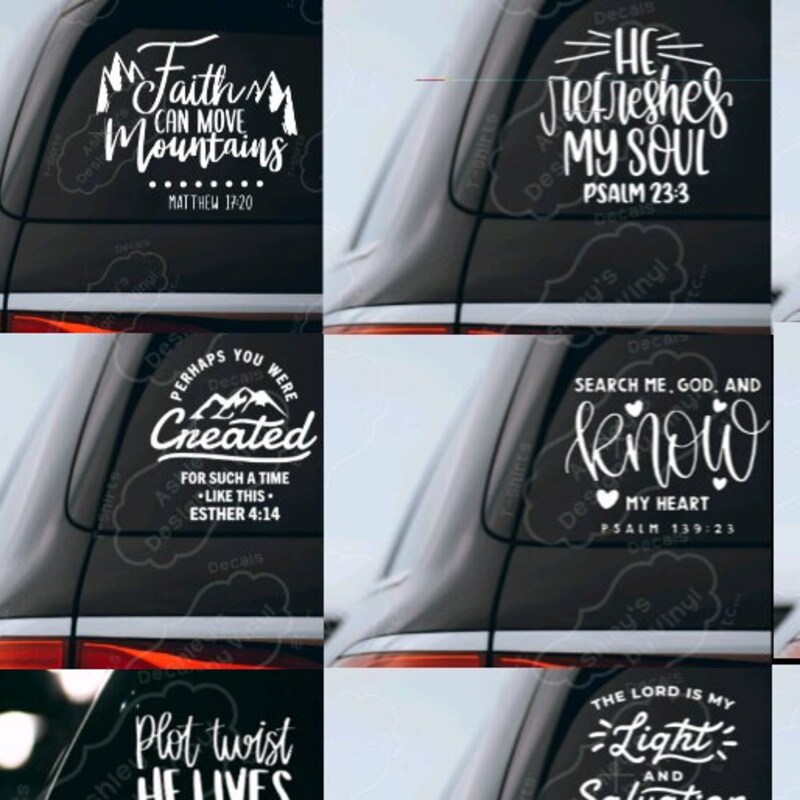 Window Bible Verses - Etsy