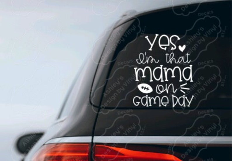 Football Car Decals - Etsy