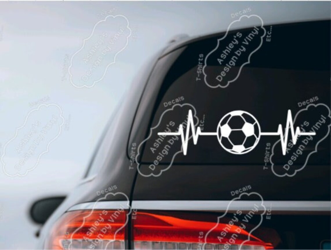 Soccer Car Decals - Etsy