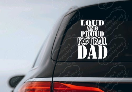 Football Car Decals - Etsy