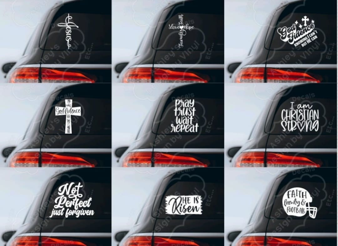 Christian Car Decals - Etsy
