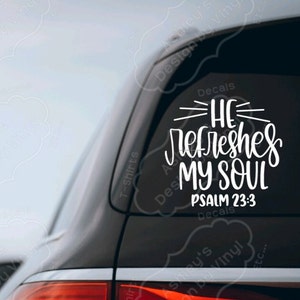 Bible Verse Car Decals - Etsy