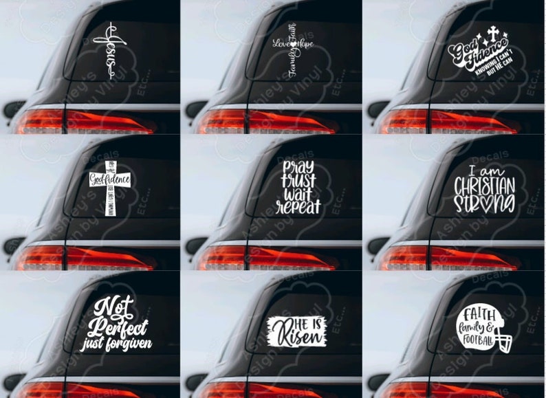 Christian Car Decals - Etsy