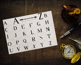 Printable Reading Challenge Tracker | A-Z Book Challenge| Alphabet Book ...