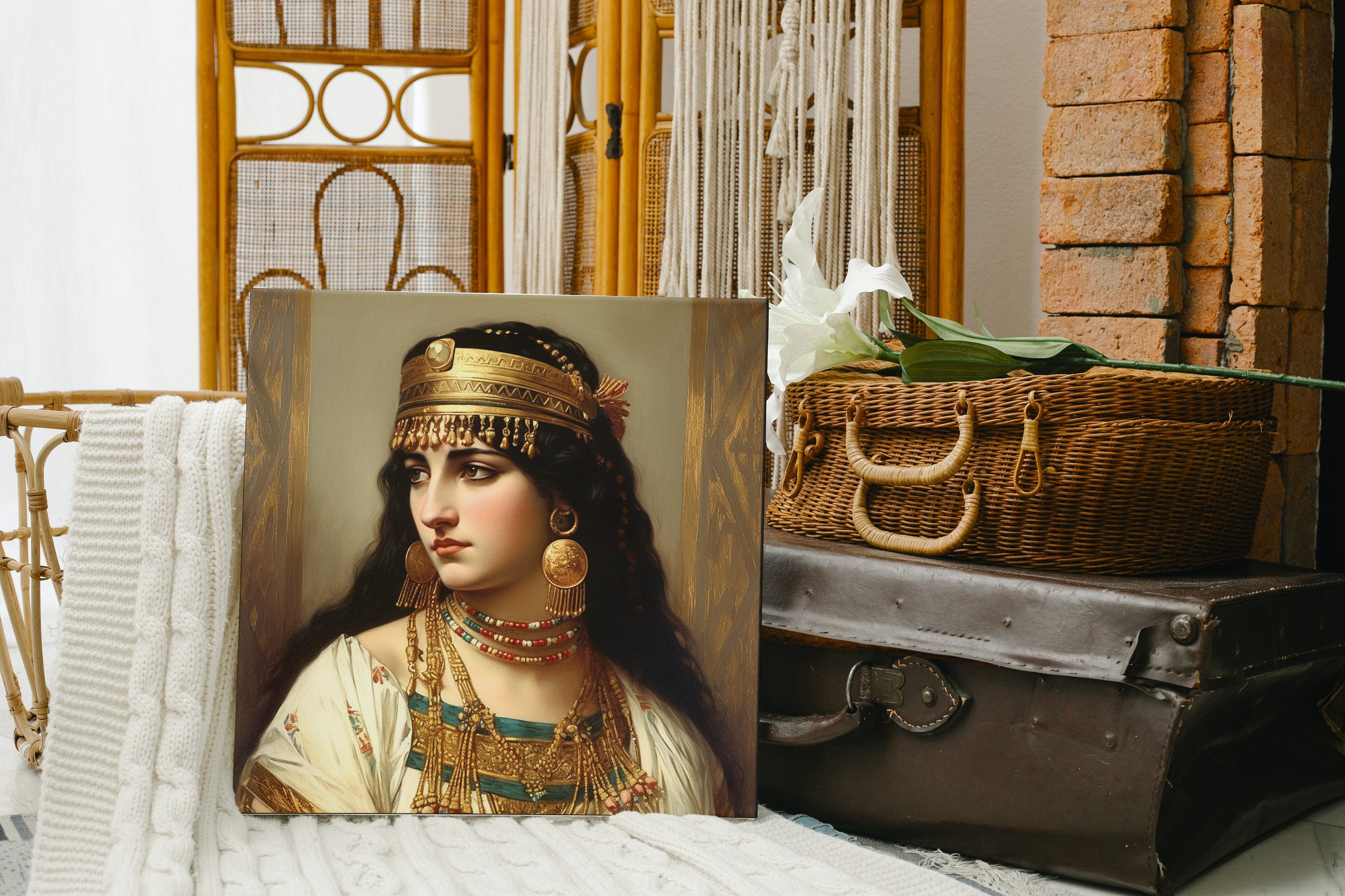 Cleopatra - Digital Art Print, AI Generated, Wall Art, Square, AI Art ... Cleopatra - Digital Art Print, AI Generated, Wall Art, Square, AI Art ...